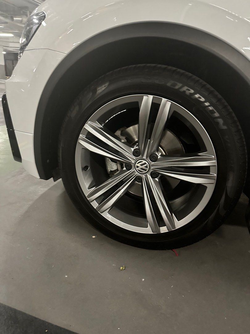 Tiguan R line Stock Rims 19”, Car Accessories, Tyres & Rims on Carousell