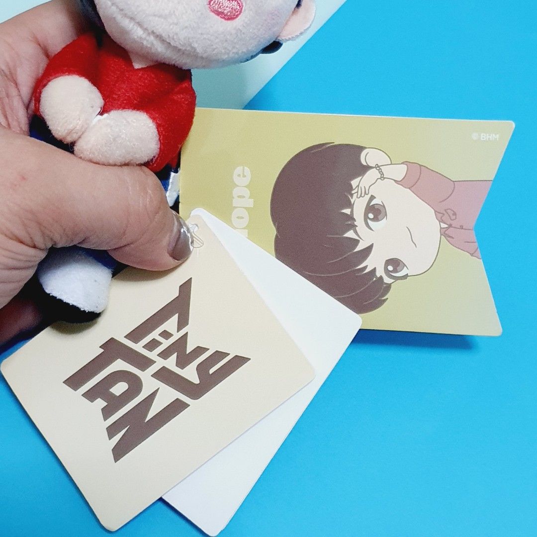 Tiny Tan BTS J-Hope Plush Mascot, Hobbies & Toys, Toys & Games on Carousell