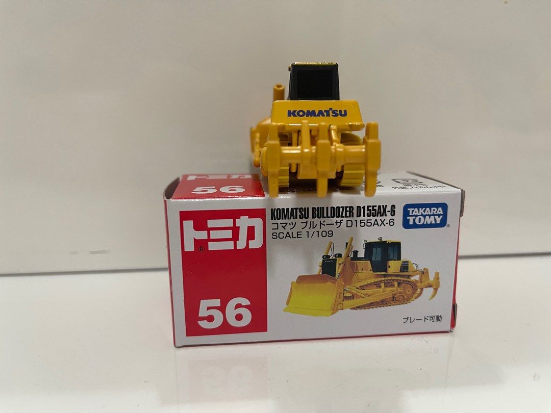 TOMICA #56 KOMATSU BULLDOZER D155AX-6, 興趣及遊戲, 玩具 & 遊戲類 - Carousell