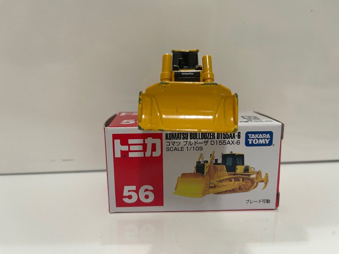 TOMICA #56 KOMATSU BULLDOZER D155AX-6, 興趣及遊戲, 玩具 & 遊戲類 - Carousell