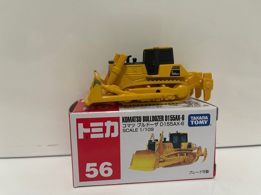 TOMICA #56 KOMATSU BULLDOZER D155AX-6, 興趣及遊戲, 玩具 & 遊戲類 - Carousell