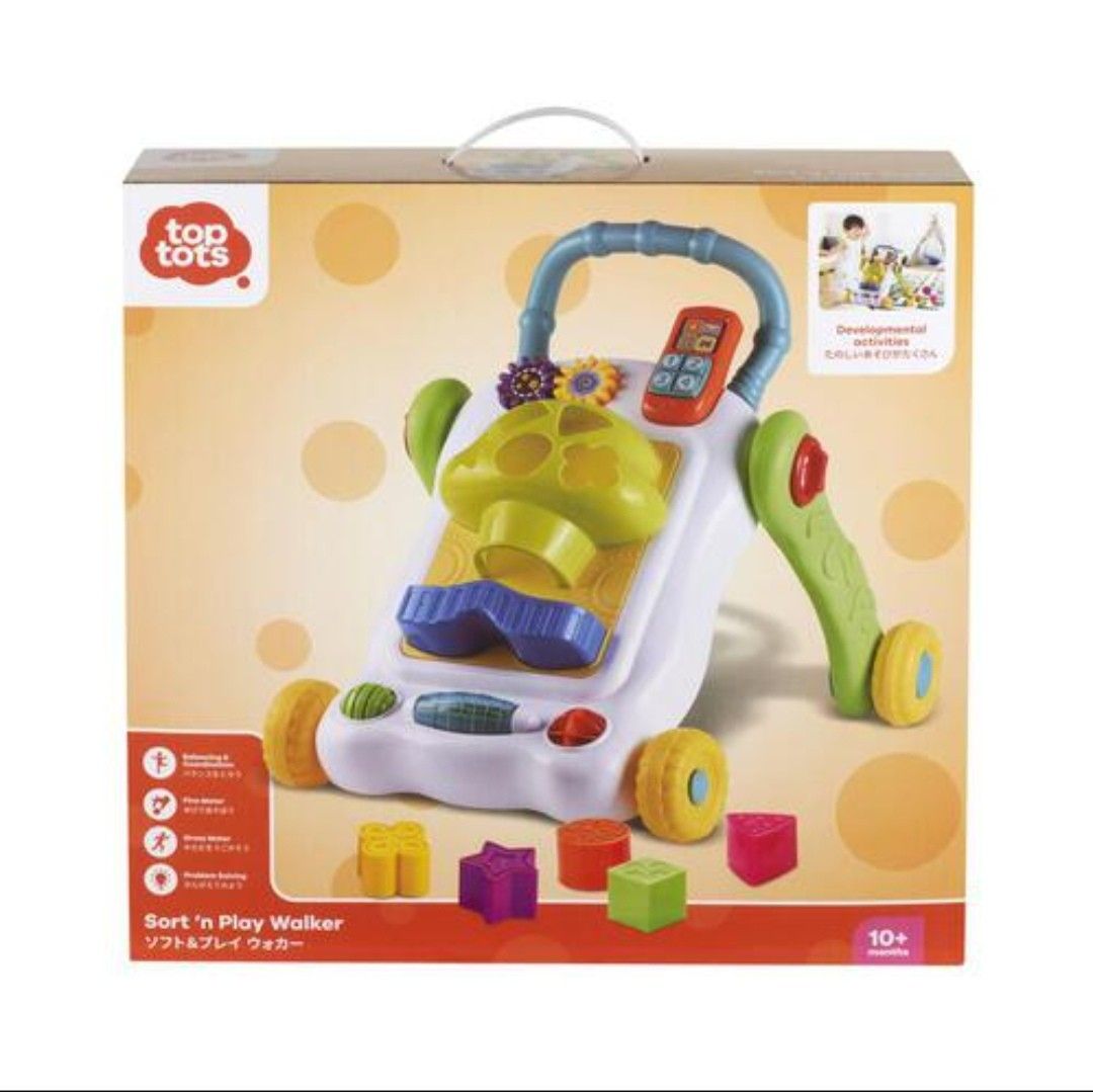 Top Tots Sort N Play Walker (For Age 1+), Babies & Kids, Infant ...