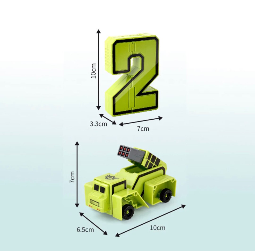Transformation Number Robot Boys Building Blocks Deformation Pocket ...
