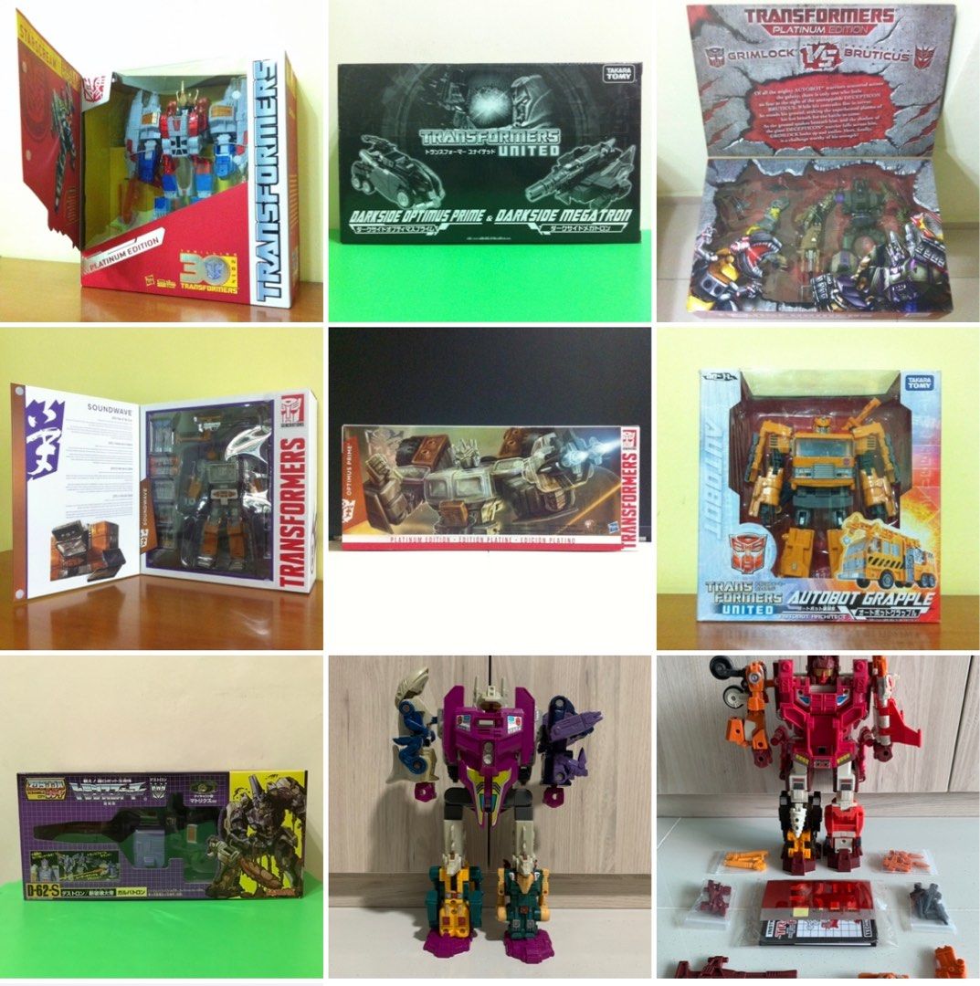 Transformer assorted henkei full complete series, platinum series ...
