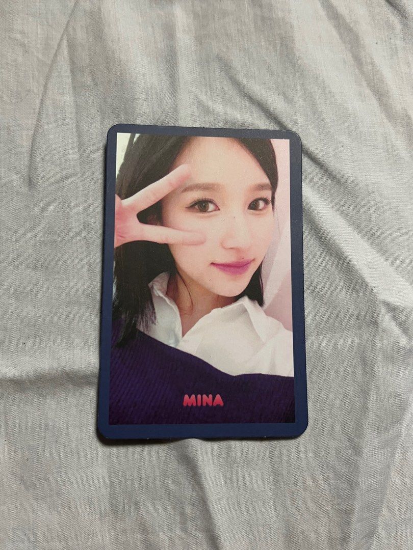 TWICE mina signal photocard, Hobbies & Toys, Memorabilia & Collectibles ...