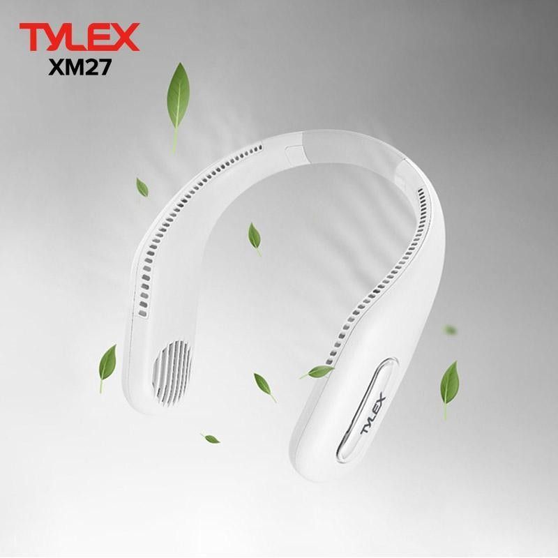 TYLEX XM27 Portable Neck Fan Hands Free Turbine Blade Type-C Charging ...