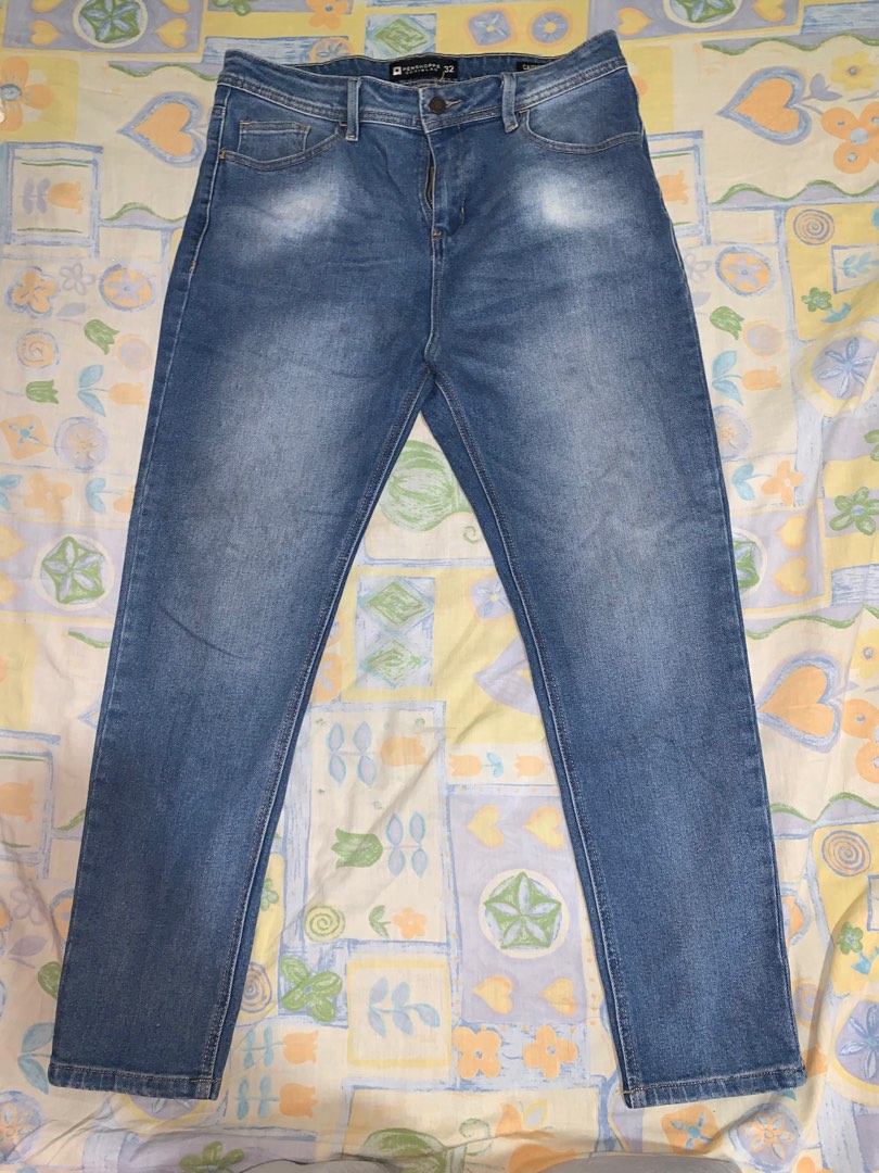 Penshoppe Denim lab Pants, Men's Fashion, Bottoms, Jeans on Carousell