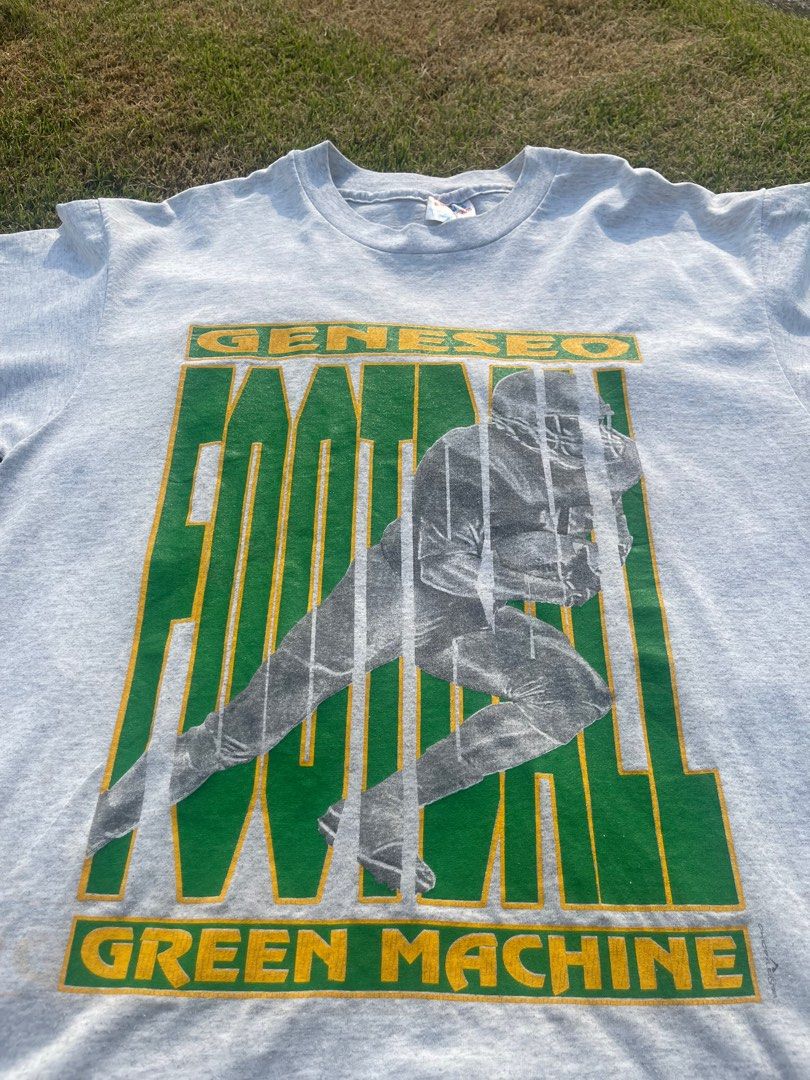 Vintage 1994 Geneseo Football Green Machine Tee, Men's Fashion, Tops ...