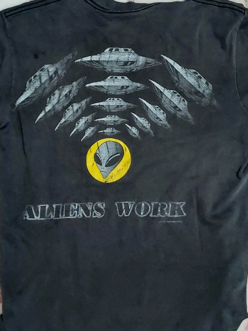 Vintage 90s Alien Workshop Shirt, Men's Fashion, Tops & Sets, Tshirts ...