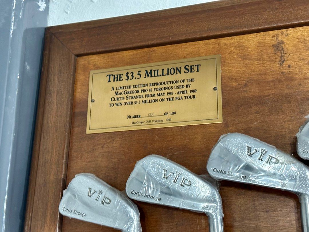 Vintage Collectors Golf set Jack Nikolas Seve Ballesteros Curtis ...