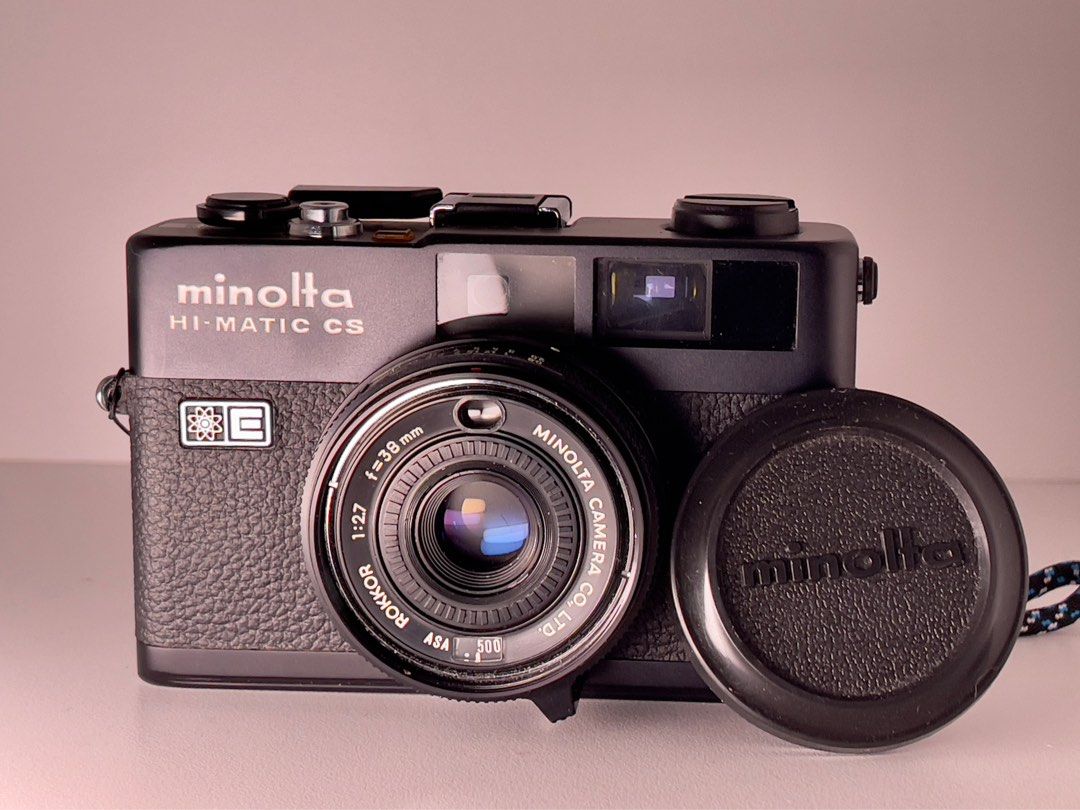 Minolta Hi-matic CS Rokkor, Photography, Cameras on Carousell