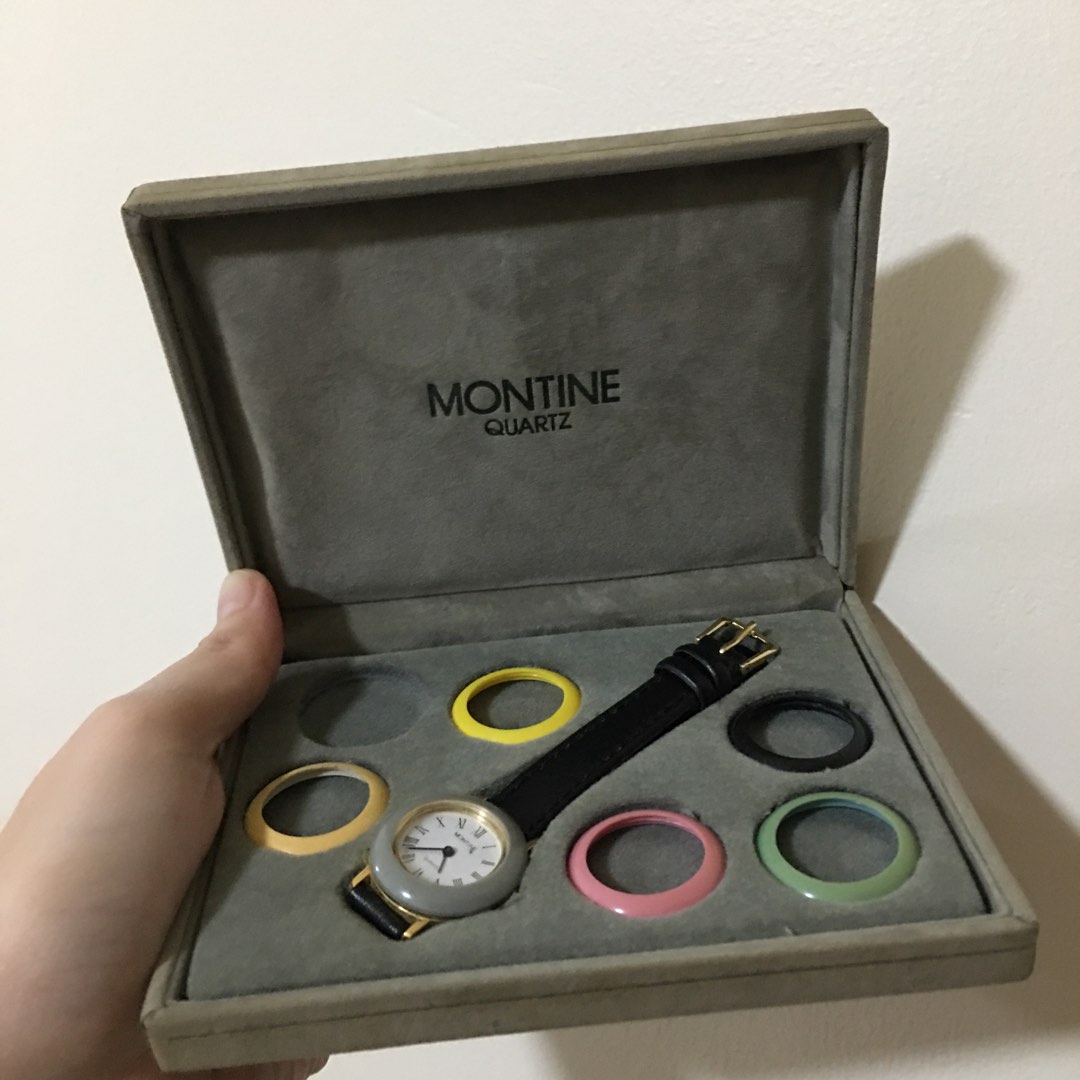 Vintage Montine Quartz Watch, Women's Fashion, Watches & Accessories ...