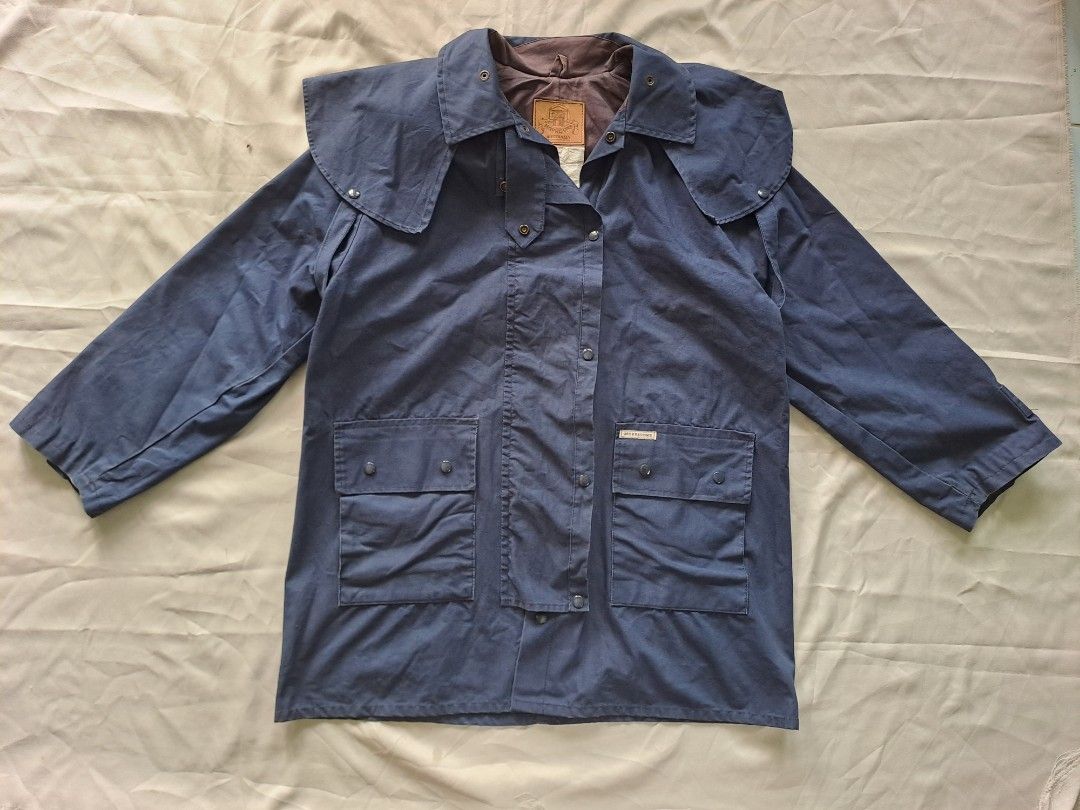 Vintage Morrisons Australia Oilskin Wax Riding Stockman Duster Coat ...