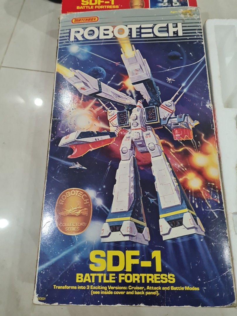 Vintage Robotech matchbox sdf-1, Hobbies & Toys, Toys & Games on Carousell