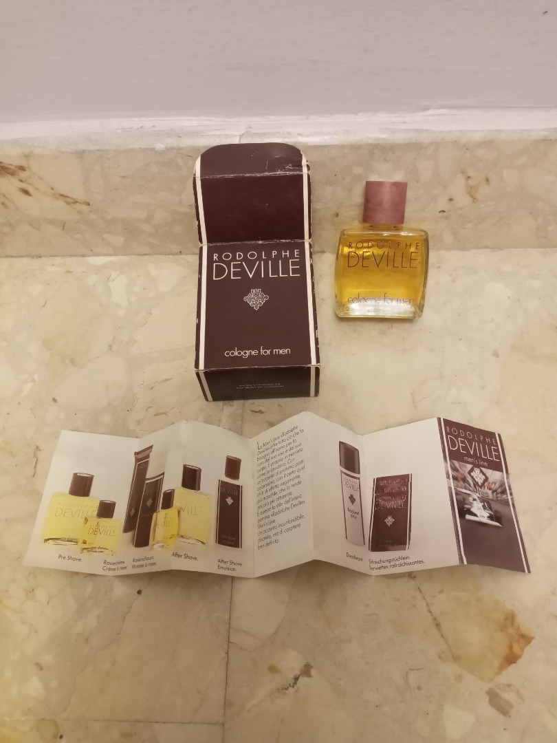 Vintage Rodolphe Deville Cologne for men, Beauty & Personal Care ...