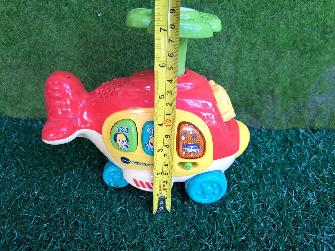 Vtech Push and Spin Helicopter Baby Toy, Babies & Kids, Infant Playtime ...