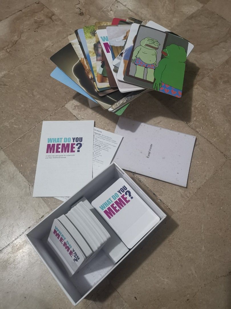 What Do You Meme? Card Game, Hobbies & Toys, Toys & Games on Carousell