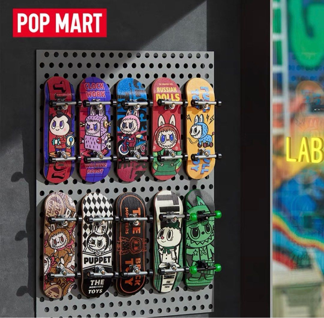 [WTS BNIF] Popmart How2work The Monsters Labubu Finger Skateboard Blind ...
