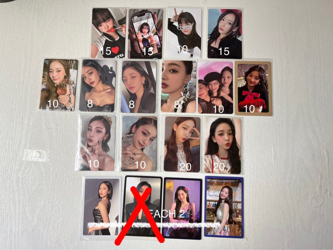 WTS KPOP GIRL GROUP PC PHOTOCARD POCA LE SSERAFIM AESPA TWICE CLEARANCE ...