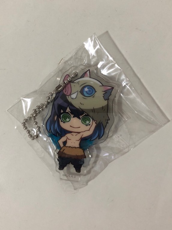 [wts/lfb] demon slayer kny inosuke mini acrylic standee / keychain ...