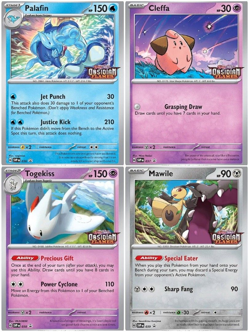 WTT Obsidian Flames SV03 Promo Card, Hobbies & Toys, Toys & Games on ...