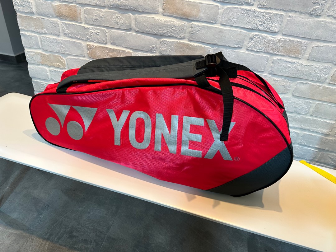 Yonex Red Badminton Racket (can put up to 6-8 rackets), Sports ...