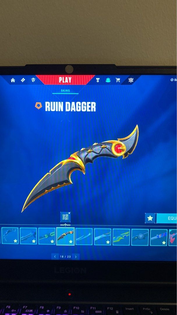 Your offer,WTS Valorant Account with ruin dagger and 45 PREMIUM/Rare ...