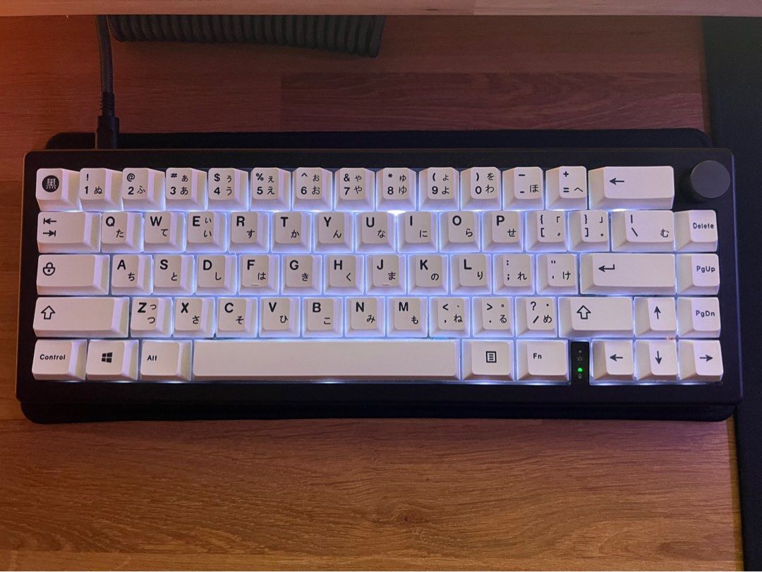 Zuoya Gmk67 Custom keyboard - black and white build, Computers & Tech ...