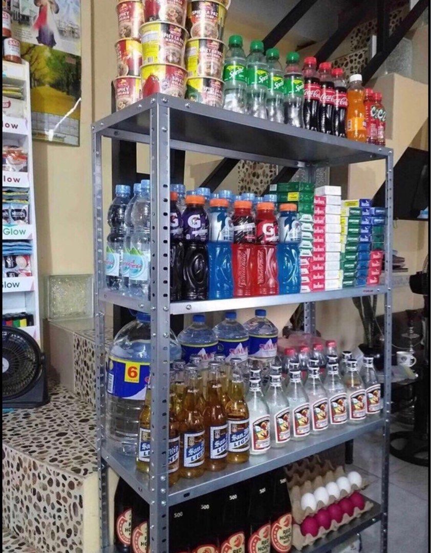 100% All Metal Multifunction Galvanized All Metal 5 Layer Shelves ...