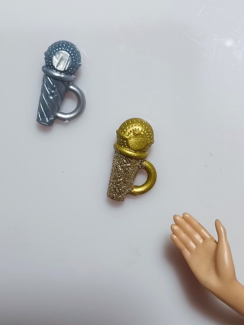 1/6 Barbie microphone, Hobbies & Toys, Toys & Games on Carousell