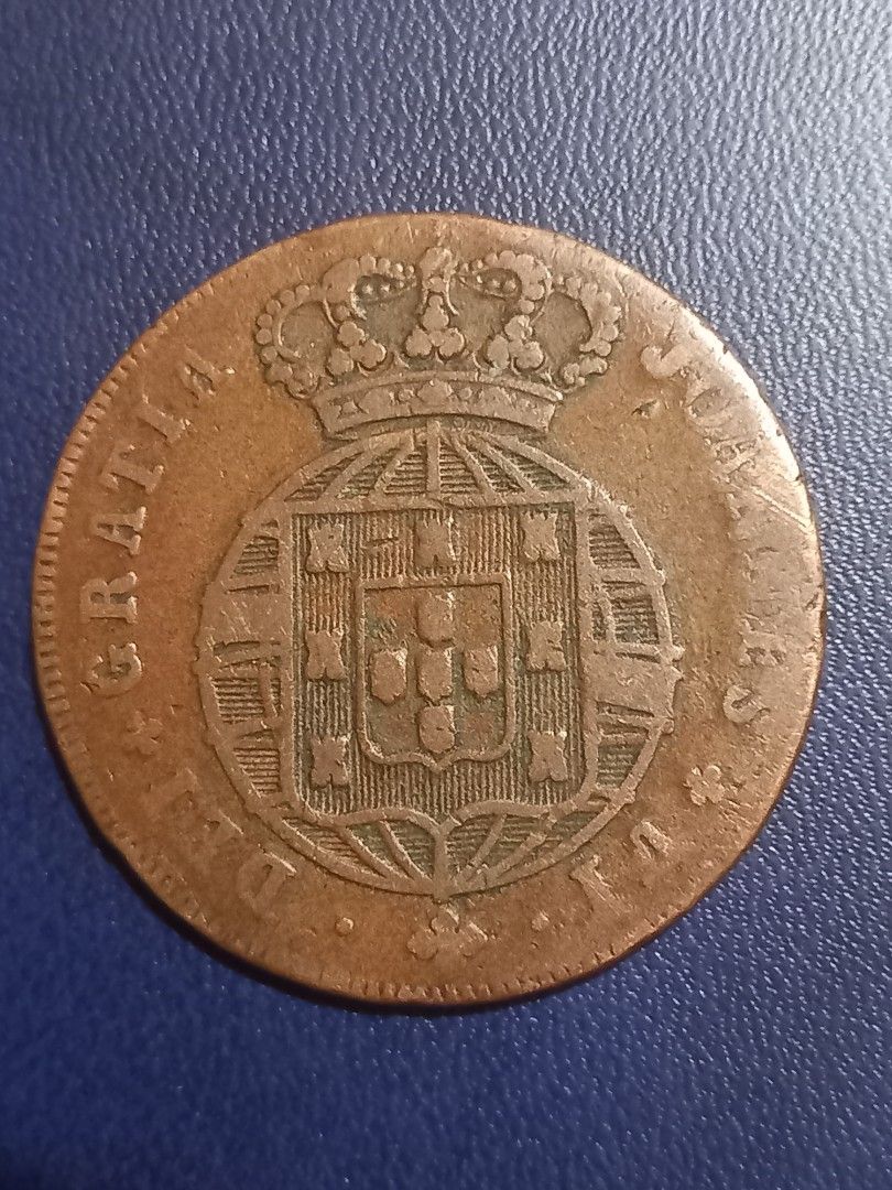 1819 diez reis portugal copper coin, Hobbies & Toys, Memorabilia ...
