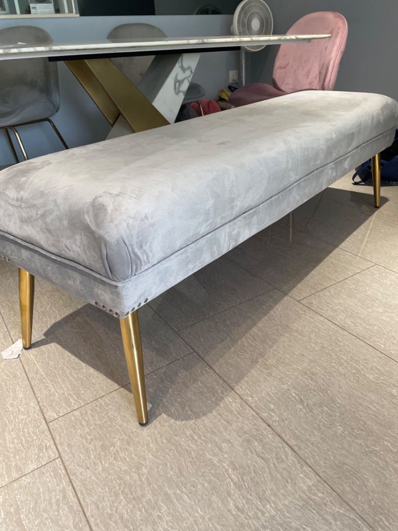 1.8M dining table chair or dining bench, Furniture & Home Living ...