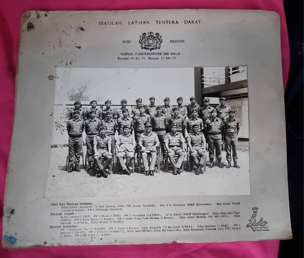 1970s Gambar Lama Tentera Darat Army Malaysia Askar picture Rare ...