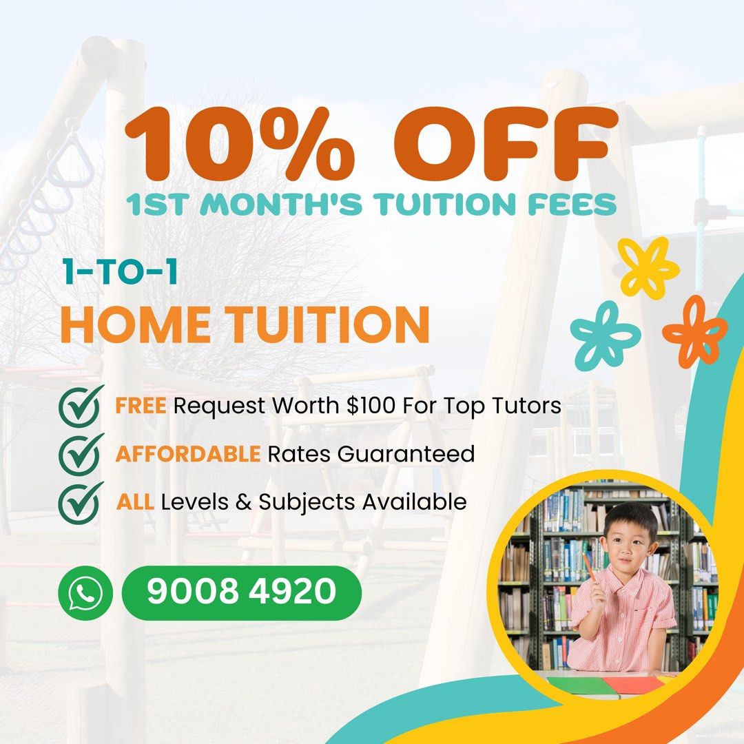 #1 Home Tutor Agency, No Fees! PSLE ON A Level IB IGCSE AP Preschool ...