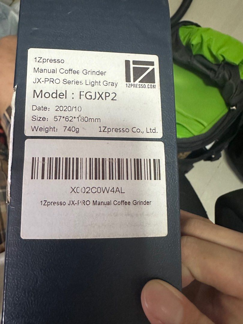 1zpresso JX pro coffee grinder, TV & Home Appliances, Kitchen ...