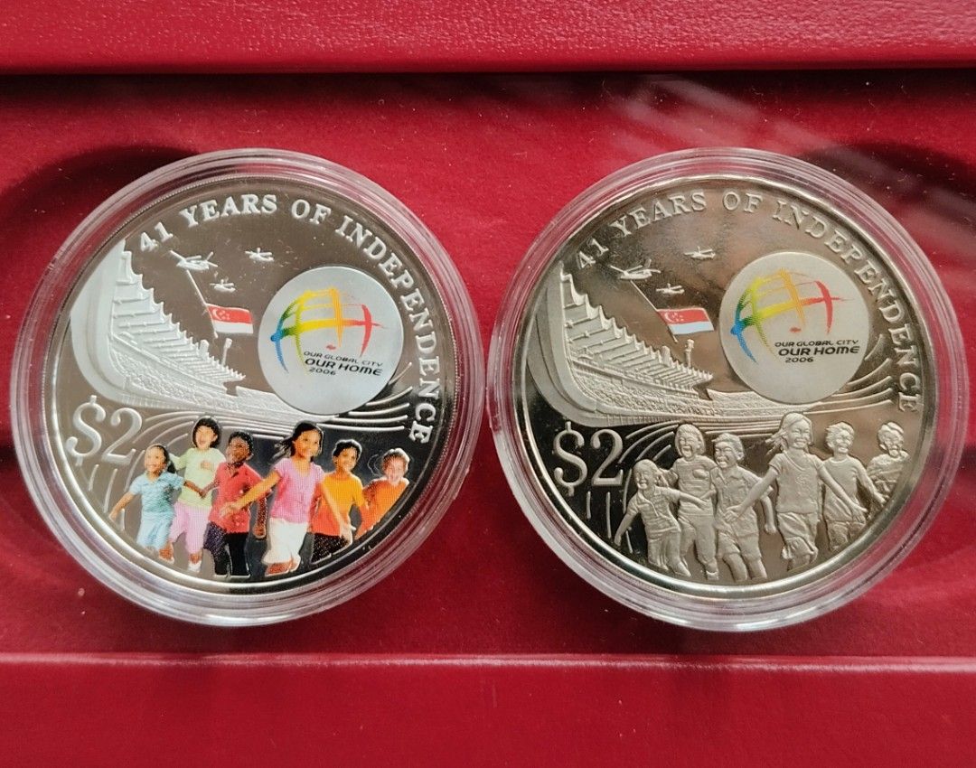 2006 Singapore NDP41 $2 Coin Set, Hobbies & Toys, Memorabilia ...