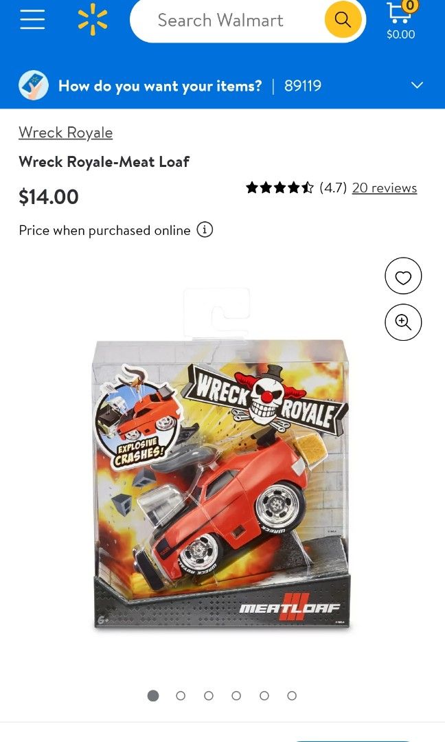 2019 MGA Entertainment Wreck Royale MEATLOAF, Hobbies & Toys, Toys ...