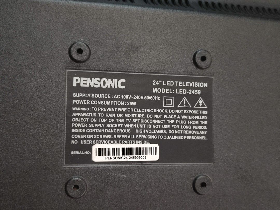24" Pensonic LED TV, TV & Home Appliances, TV & Entertainment, TV on ...