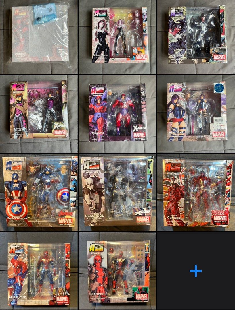 海洋堂 山口式 amazing yamaguchi Marvel figures 全部全新初版, 興趣及遊戲, 玩具 & 遊戲類 ...