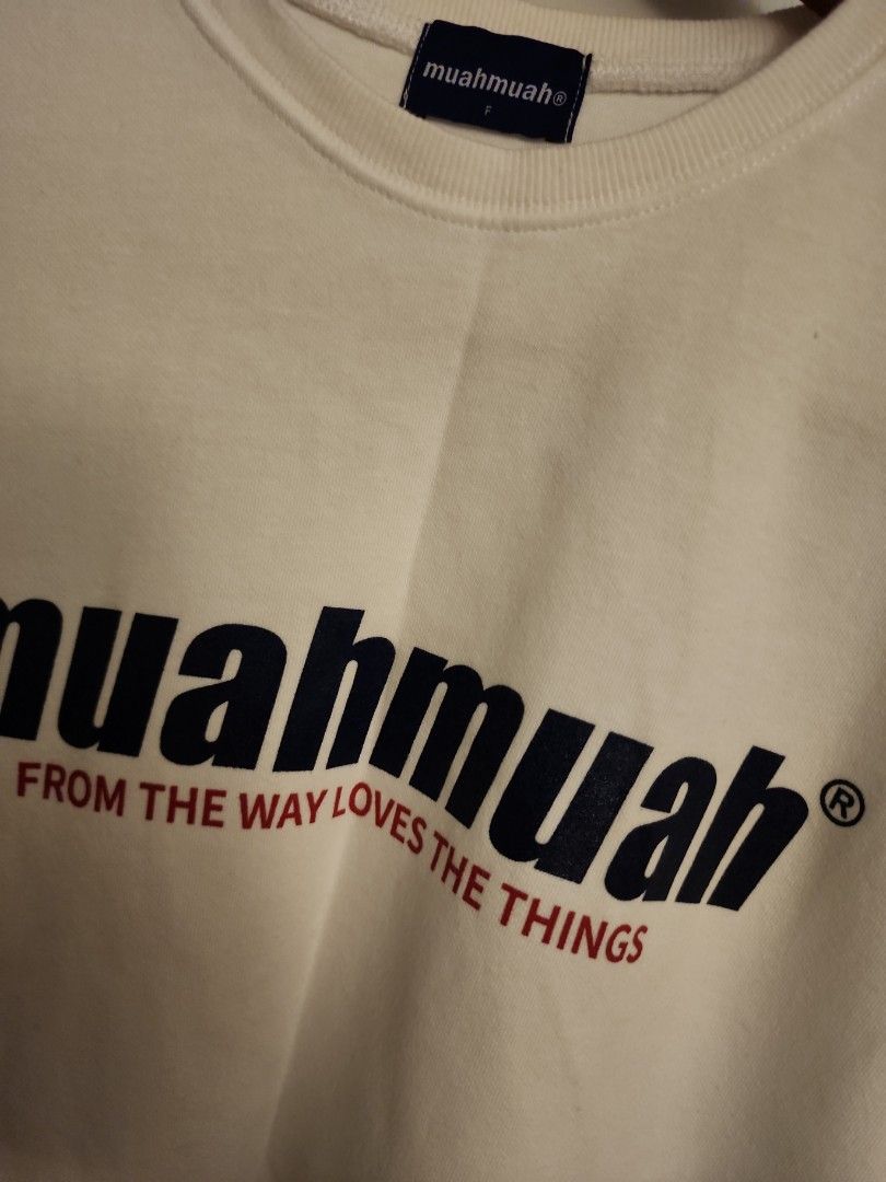 #23衣櫃出清 韓國 muah muah 重磅 logo 素T 經典 百搭 韓星, 他的時尚, 上衣與西裝, T恤、Polo衫在旋轉拍賣