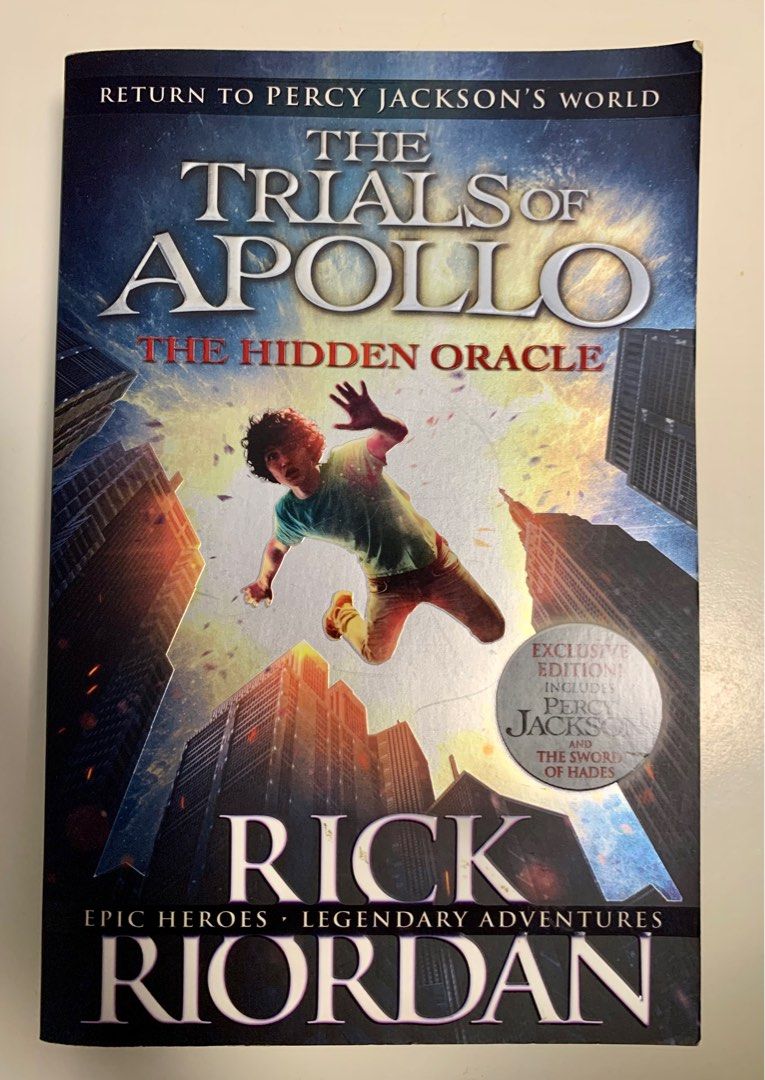 [英文故事書] The Trials of Apollo, The Hidden Oracle, Percy Jackson series ...