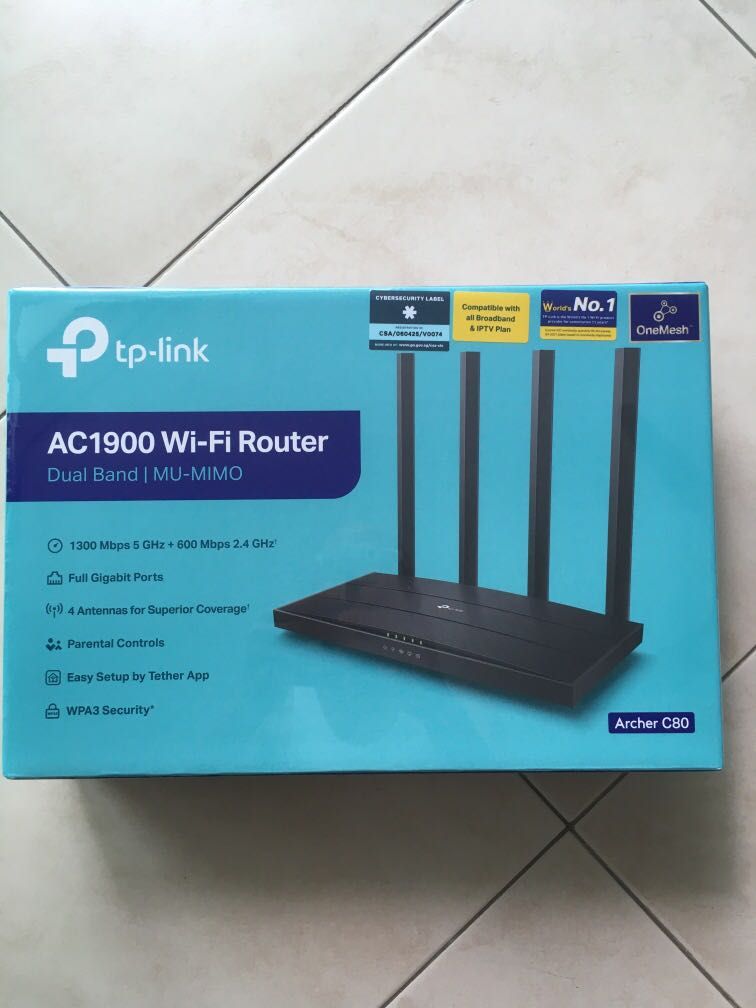 AC1900 tp-link Wi-Fi router, Computers & Tech, Parts & Accessories ...