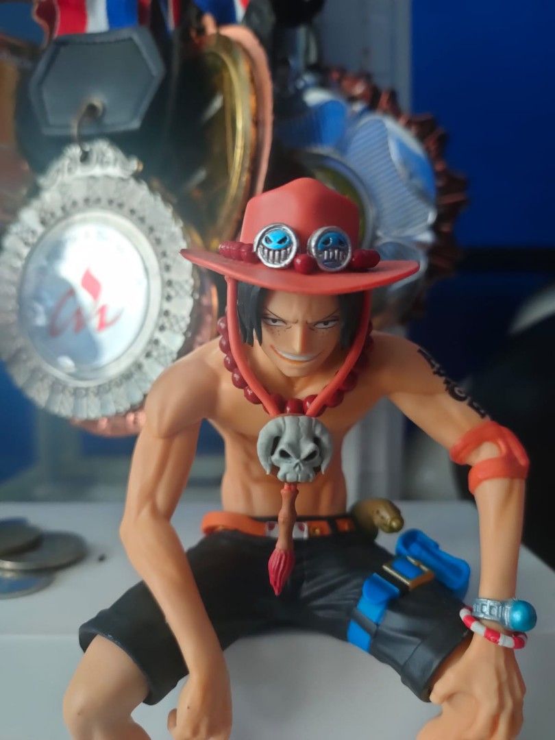 Ace anime figure one piece, Hobbies & Toys, Toys & Games on Carousell