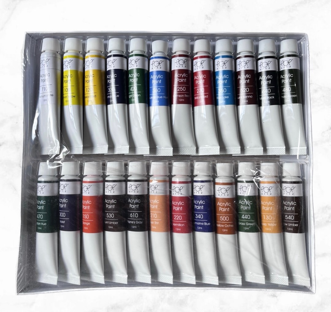 Acrylic paint, Hobbies & Toys, Stationery & Craft, Art & Prints on ...