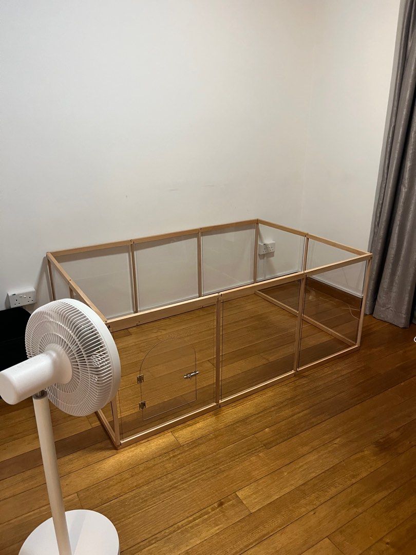 Acrylic Transparent Playpen for Puppies / small animals (Brand New ...