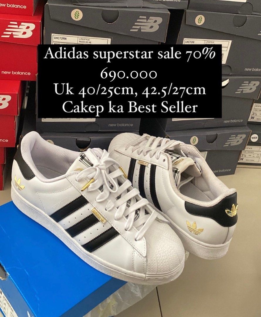 Adidas Superstar Original Resmi PT MAP, Fesyen Pria, Sepatu , Sneakers ...