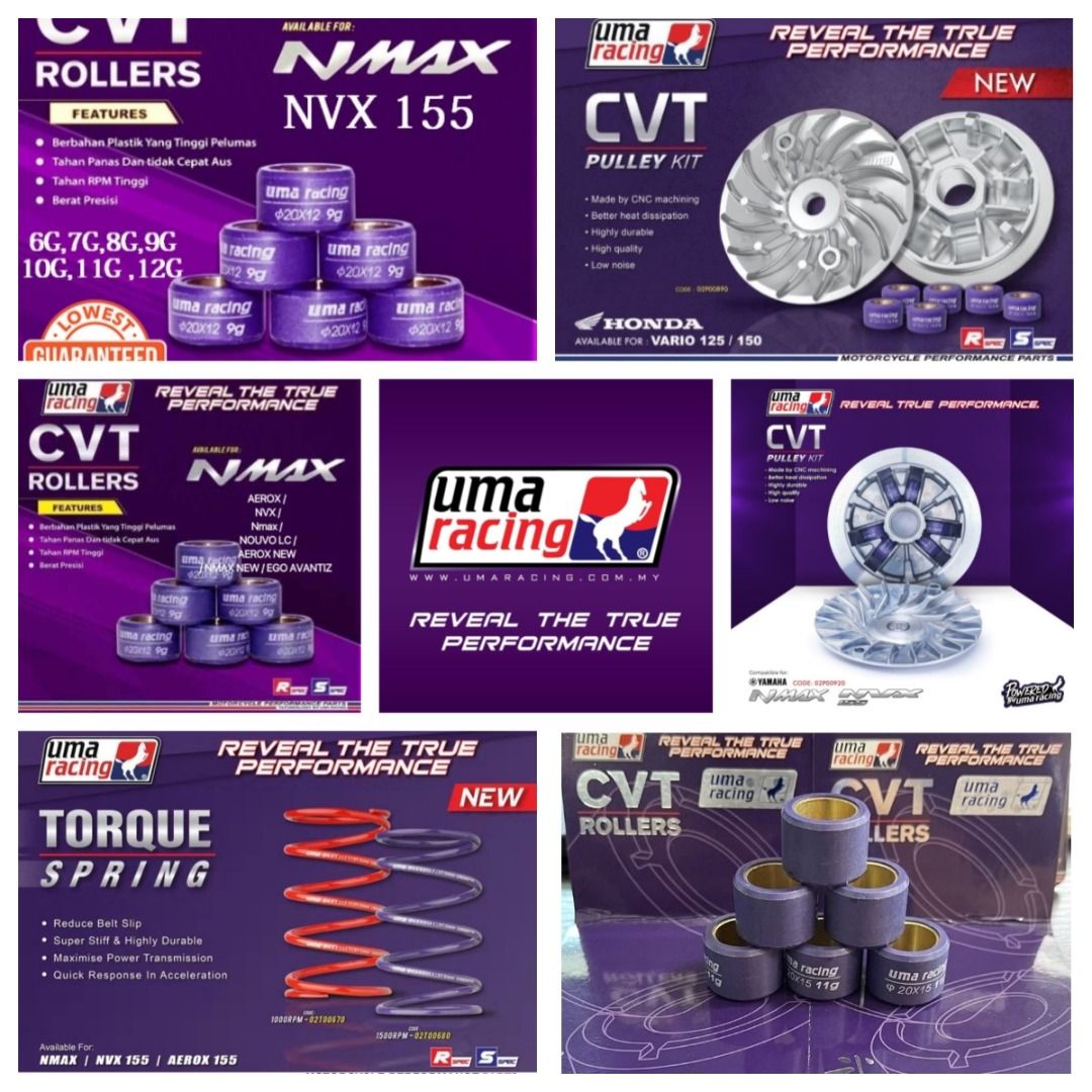 AEROX155 NMAX155 ADV PCX VARIO XMAX * CVT PULLEY KIT / V BELT / CVT ...