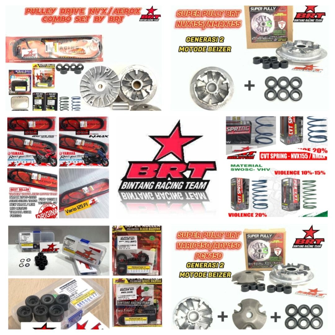 AEROX155 NMAX155 ADV PCX VARIO XMAX * CVT PULLEY KIT / V BELT / CVT ...
