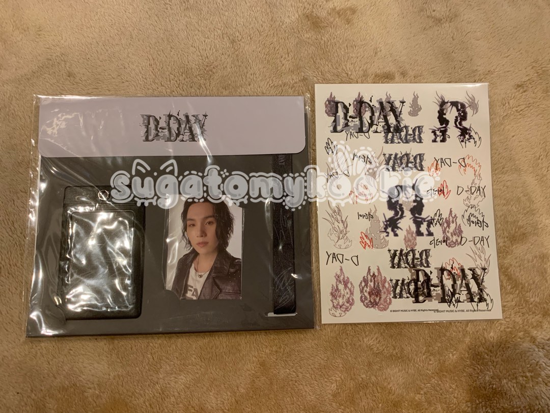 Agust D D-day Mini Photocard Holder, Hobbies & Toys, Memorabilia ...