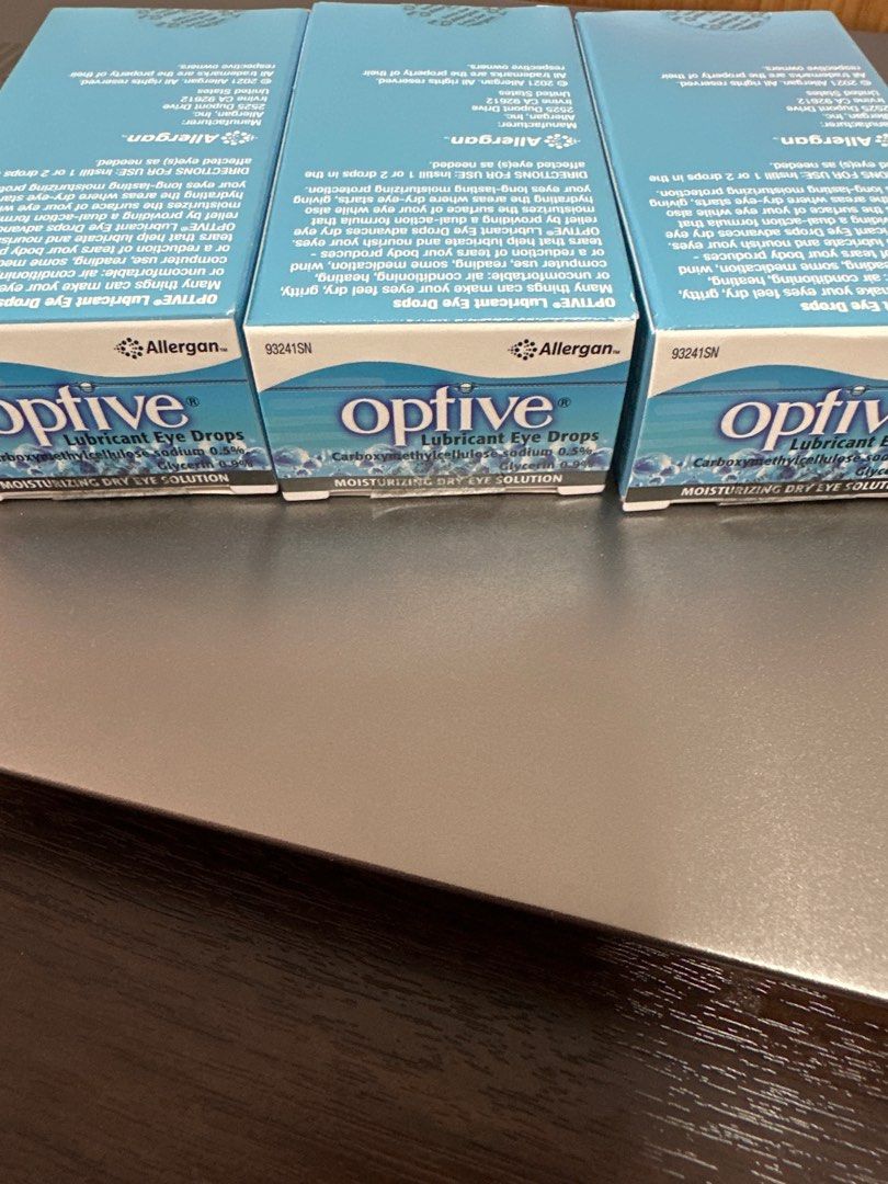 Allergan OPTIVE Lubricant Eye Drop, 15ml, Beauty & Personal Care, Ear ...